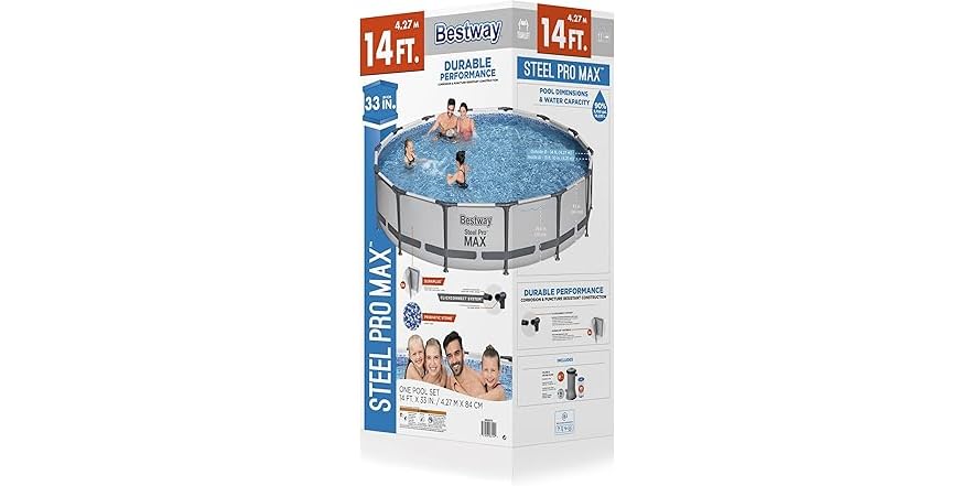 Bestway Steel Pro MAX 14' x 33" Round Pool Set