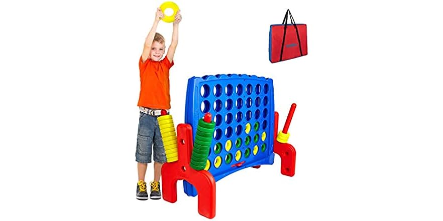 Giant 4 to Score in a Row with Storage Carry Bag Included - (Open Box)