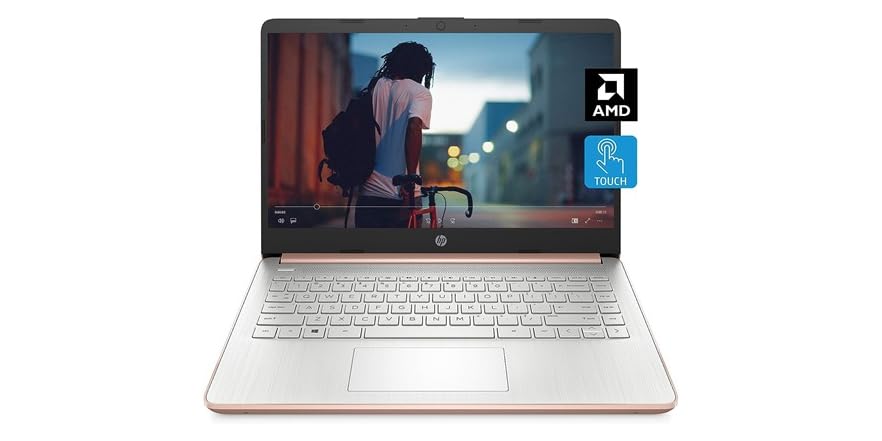 NEW HP 14" AMD Touch Laptop with Office 365 (Open Box)
