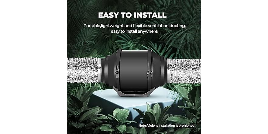 Simple Deluxe 12 Inch 25 Feet Ducting