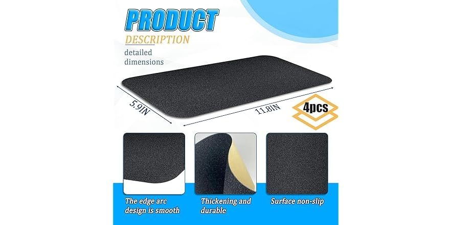 Anti-Slip Traction Grip Tape 4 Pack