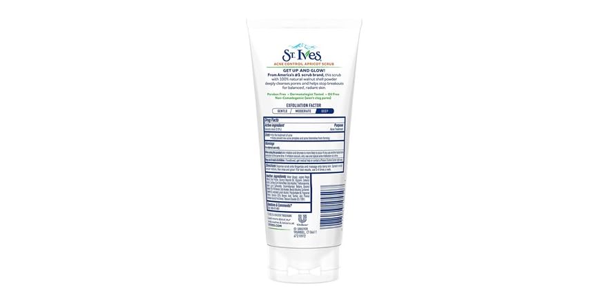 St. Ives Acne Control Face Scrub- 6 oz.