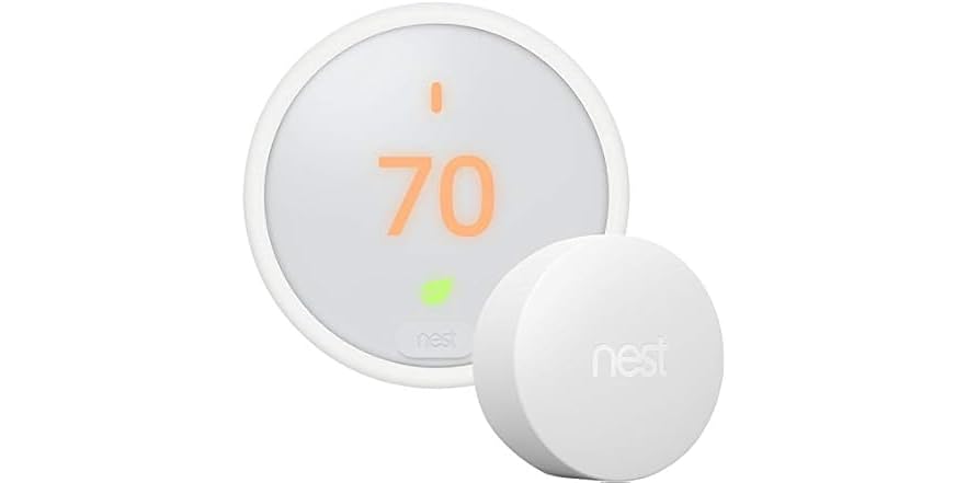 Google Nest Thermostat E - Programmable Smart Thermostat for Home T4000ES