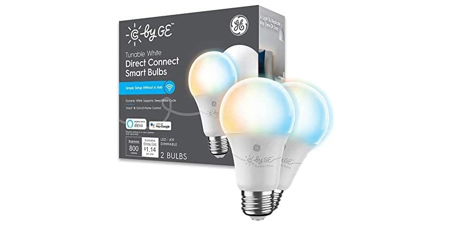2-Pack CYNC Tunable A19 Smart LED Bulbs