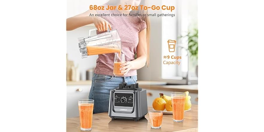 2000W High-Speed Countertop Blender