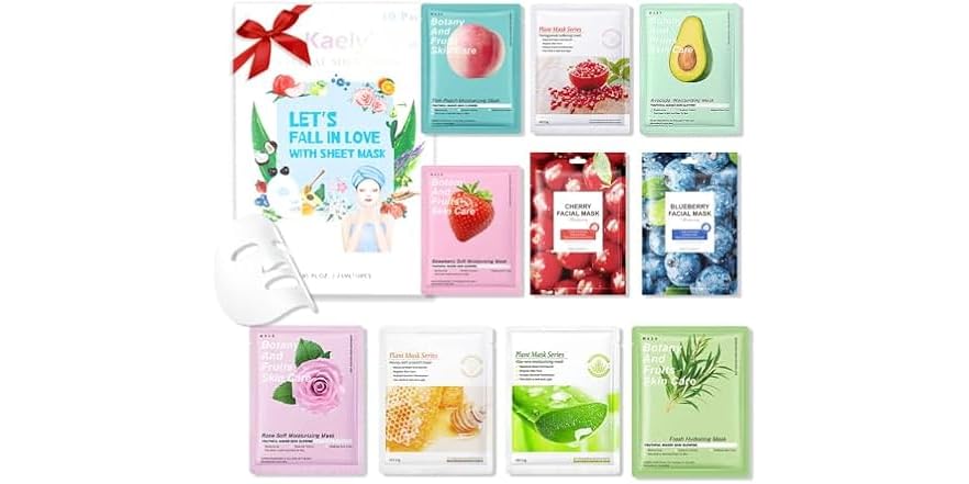 2-Pack 10ct Variety Face Mask Sets