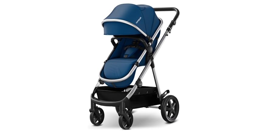 Mompush Meteor Baby Stroller Navy Blue