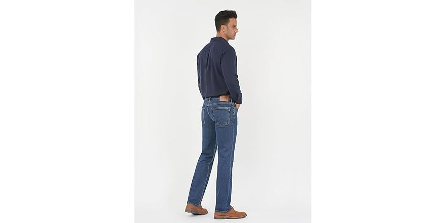 Regular Fit Straight Leg Boot Cut Jeans