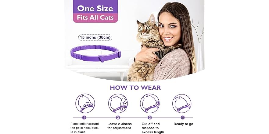 3 Pack Adjustable Cat Calming Collar