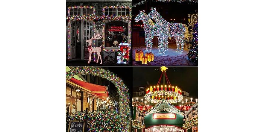 Outdoor Cluster Lights - 1000 LED 50 Ft