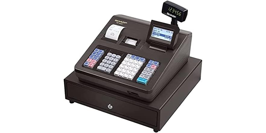 Sharp Xe-A407 Thermal 99 Dept Cash Register