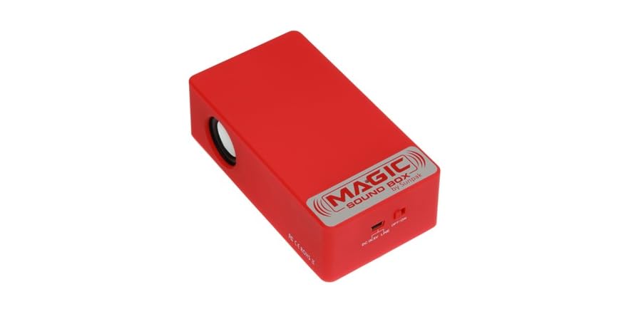 Magic Sound Box Portable Speaker - Red