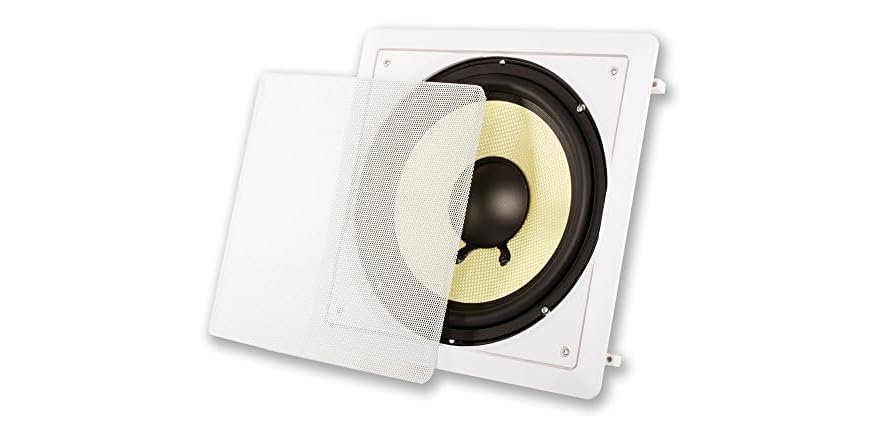Acoustic Audio HD-S10 Subwoofer in Wall, 10"