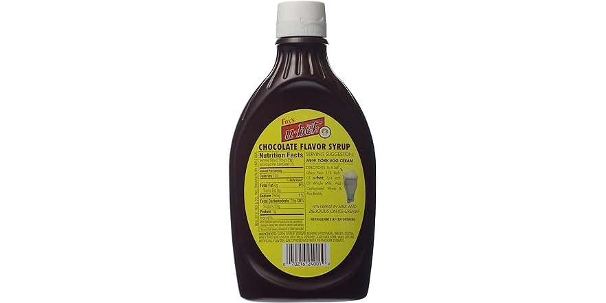 Fox's u-bet Original Chocolate Syrup 22oz
