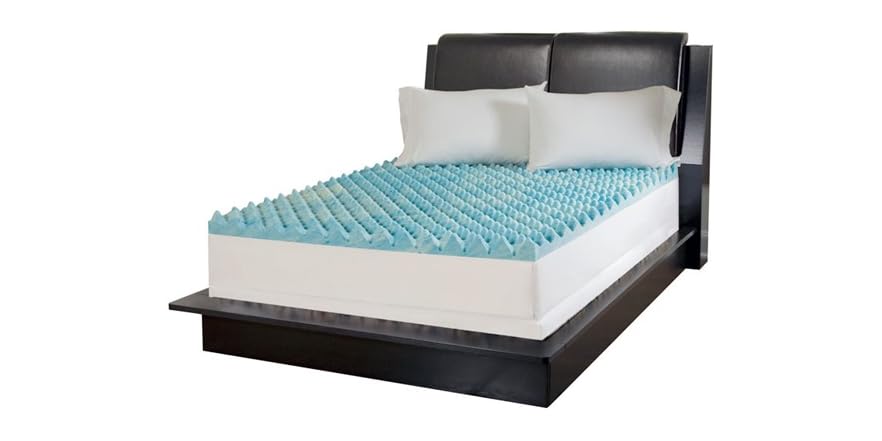 4" Sculpted Gel Foam Topper-5 Sizes