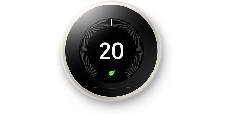 Nest Learning Thermostat, 3rd Gen Polished Steel