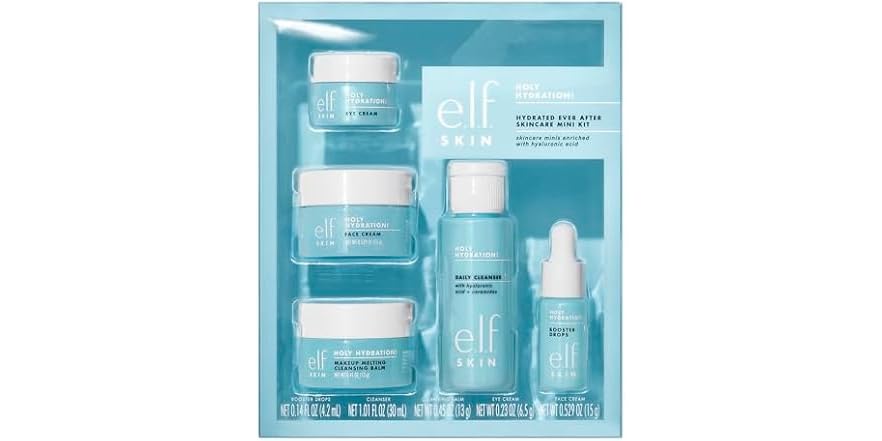 e.l.f. SKIN Holy Hydration! Hydrated Ever After Skincare Mini Kit