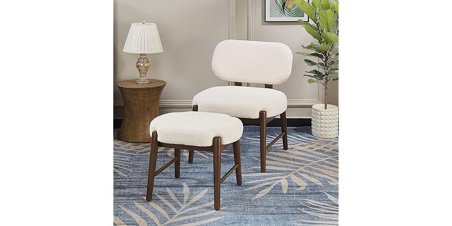 Ball & Cast Upholstered Accent Chair