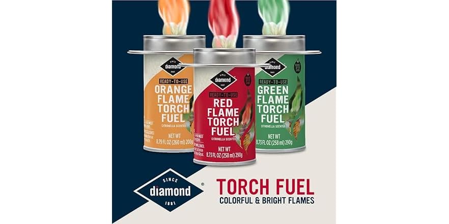 Diamond® Red Flame Torch Fuel 4Pk
