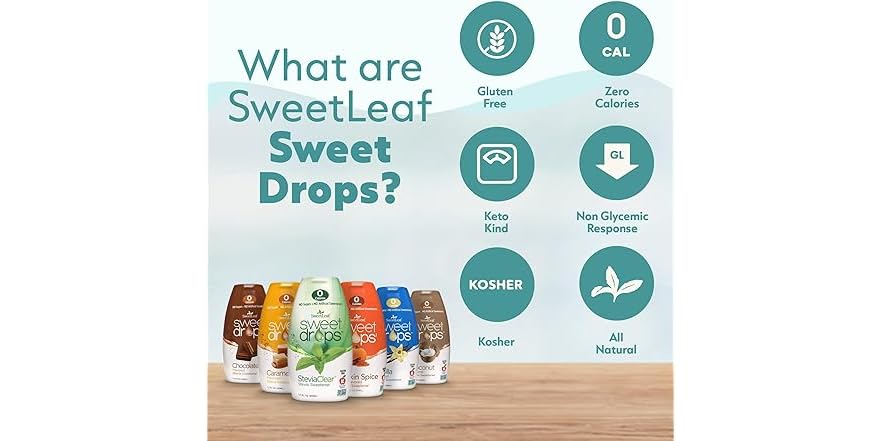 SweetLeaf Sweet Drops Caramel, 1.7 Fl Oz (Pack of 1)