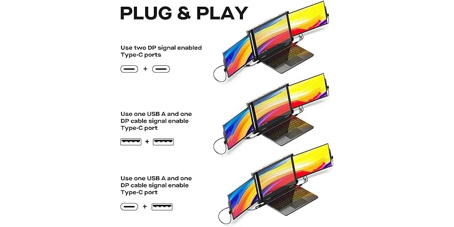 Mobile Pixels Trio 13.3" Triple Portable Monitor