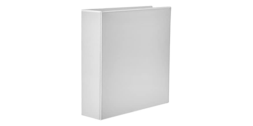 Amazon Basics Heavy-Duty D-Ring Binder - 2 Inch