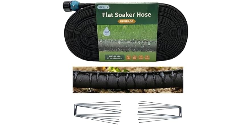 Secbulk 2025 Flat Soaker Hose - Various Sizes