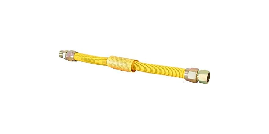 Yellow Coated Gas Flex Connector