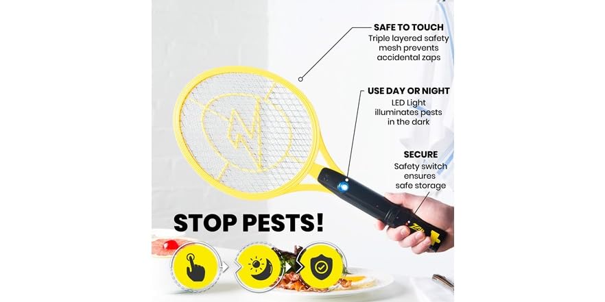 ZAP iT! Bug Zapper Rechargeable 2 pack