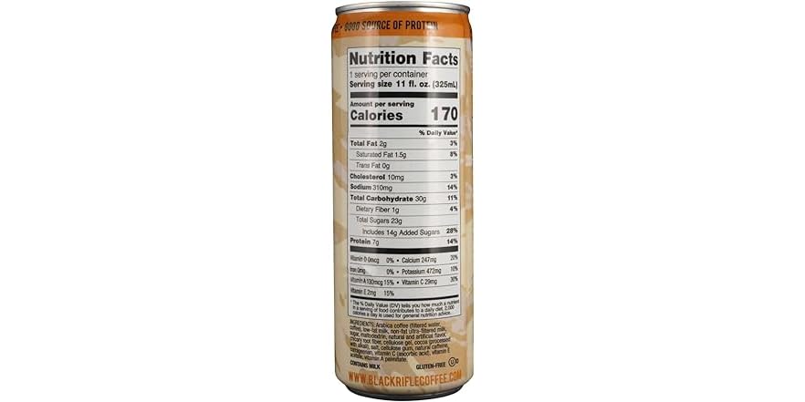 (12 Pack) Black Rifle Coffee RTD Salted Caramel Espresso, 11 Fl Oz