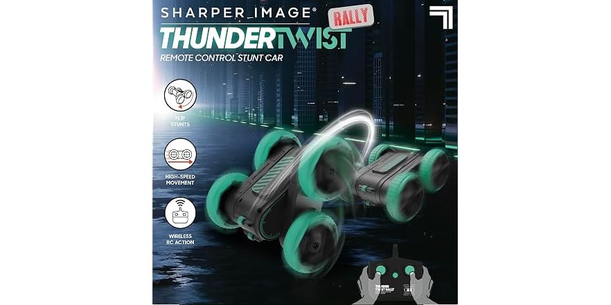 Sharper Image Thunder Twist Rally - RC Stunt Car