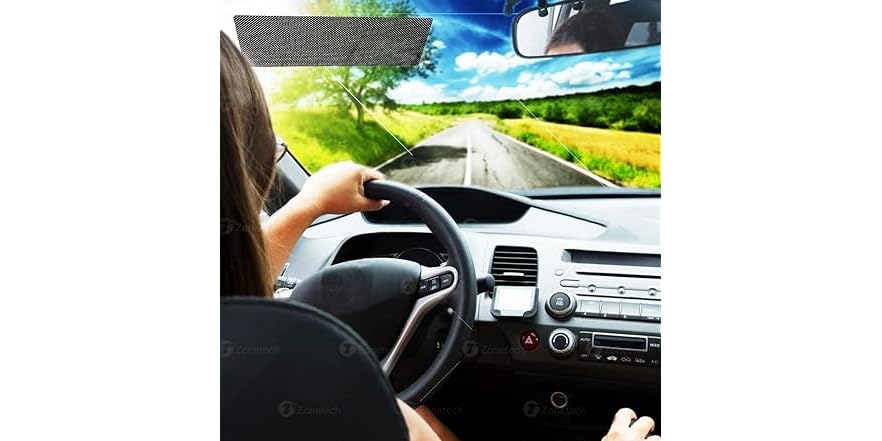 Zone Tech 2 Pack Cling On Car Sun Shade