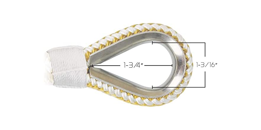 Extreme Max Nylon Anchor Line with Thimble
