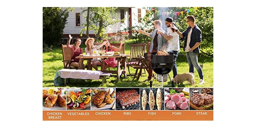 Rotisserie Ring Kit for Weber 18" Grills