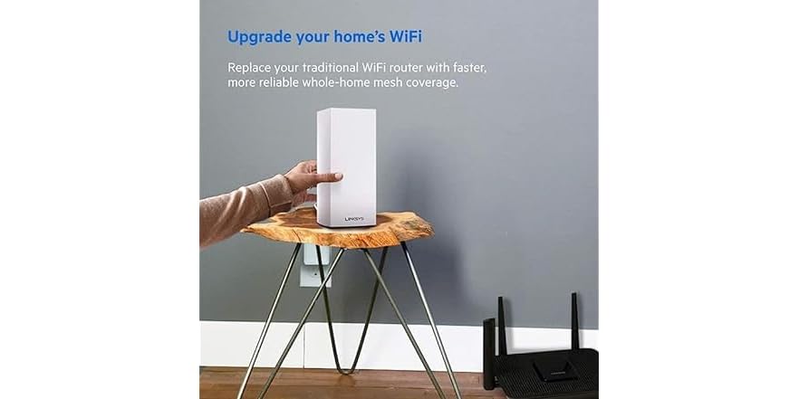 Linksys Velop MX10600 - Tri-Band AX5300 Mesh WiFi 6 System 2-Pack