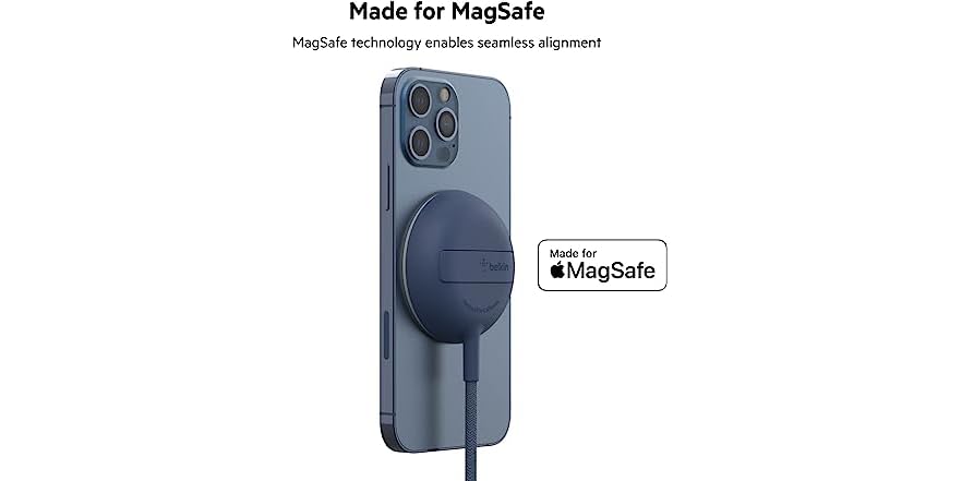 (NEW) Belkin MagSafe Wireless MagSafe Charger w/Wall Charger