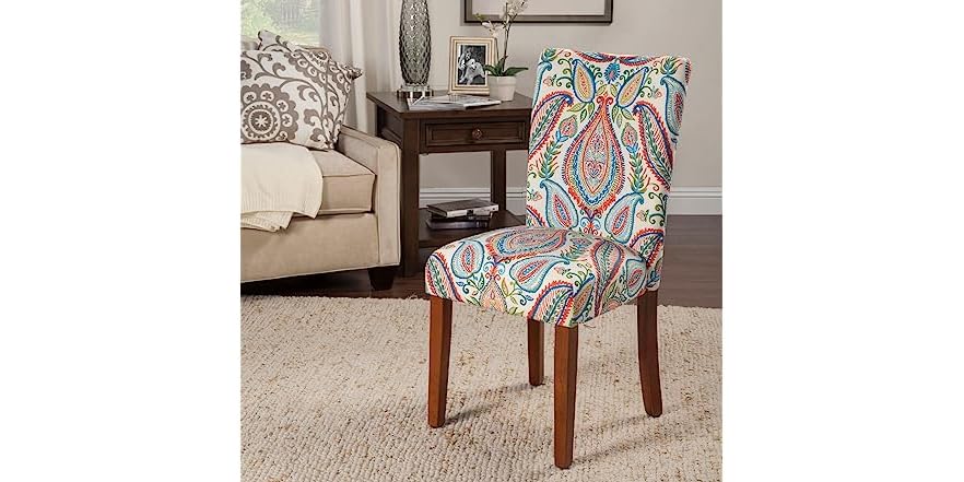 HomePop Parsons Upholstered Chair Set