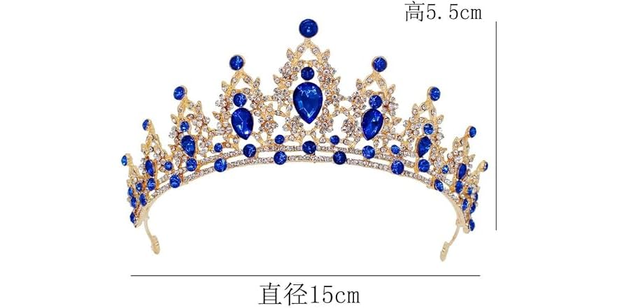 Blue Tiaras and Crowns