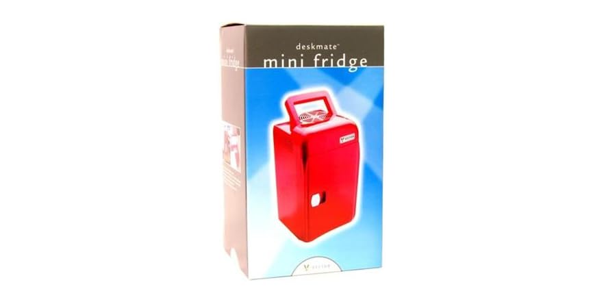 Vector Deskmate Mini Fridge Red