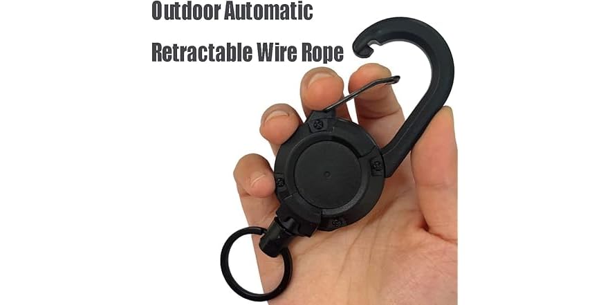 (4 Pack) Retractable Wire Rope