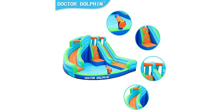 Doctor Dolphin Double Slide Water Castle