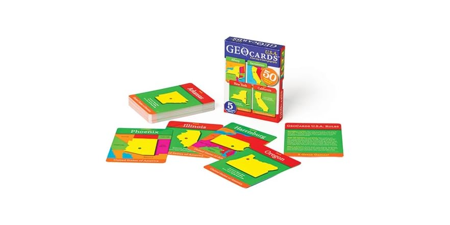 GeoCards USA - Geography Card Game