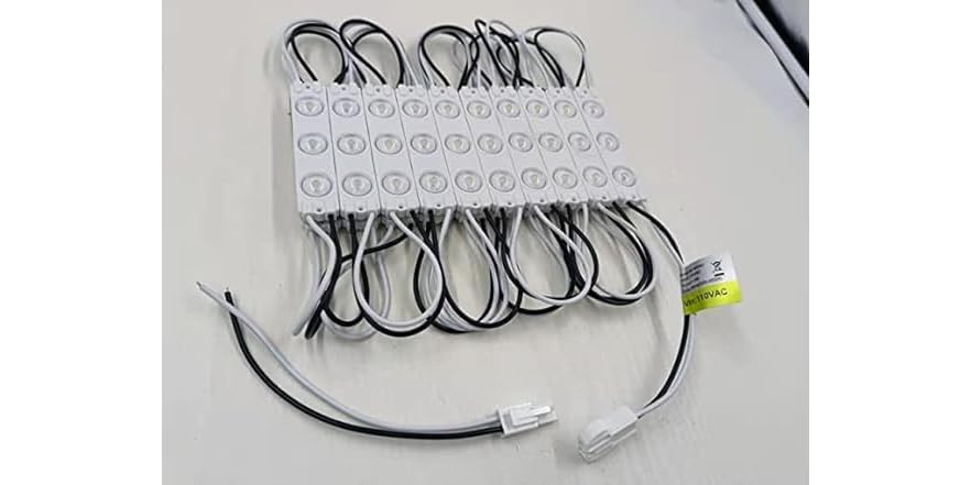 100 PC 3000K Warm White 110V LED Module