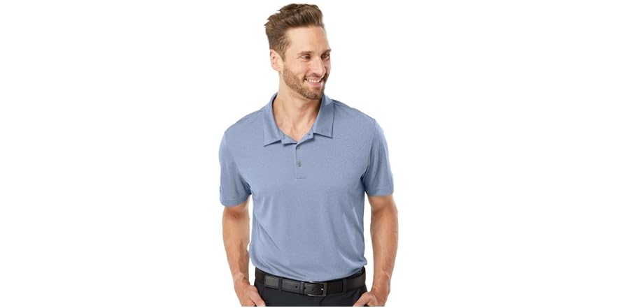 adidas Men's Heathered Polo