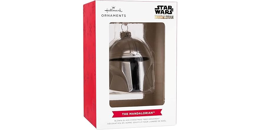 Hallmark Mandalorian Glass Ornament