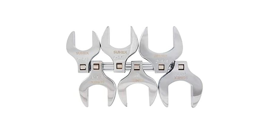 Sunex 1/2" Dr. Jumbo Crowfoot Set CRV