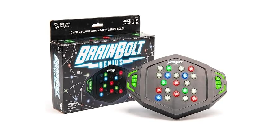 Educational Insights BrainBolt Genius Handheld Memory Game