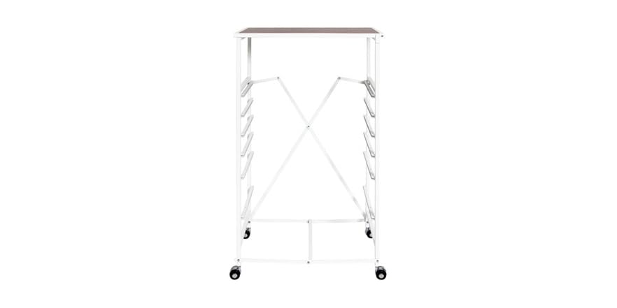 Origami 6-Drawer Storage Cart White