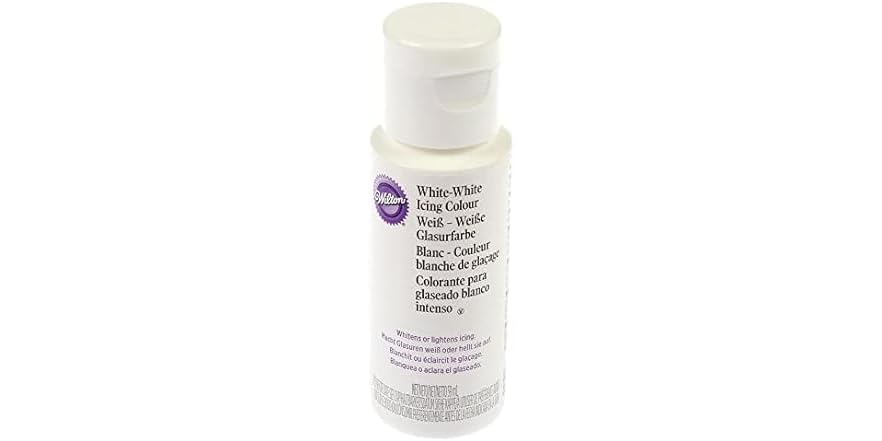 Wilton Liquid Color, 2-Ounce, White