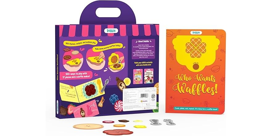 LoveDabble Kids Kitchen Waffle Playset